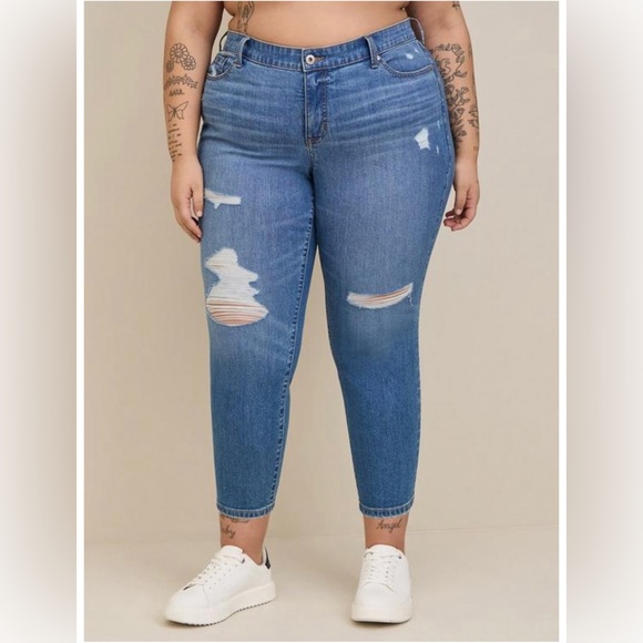torrid | Jeans | Torrid Perfect Skinny Ankle Vintage Stretch Midrise ...